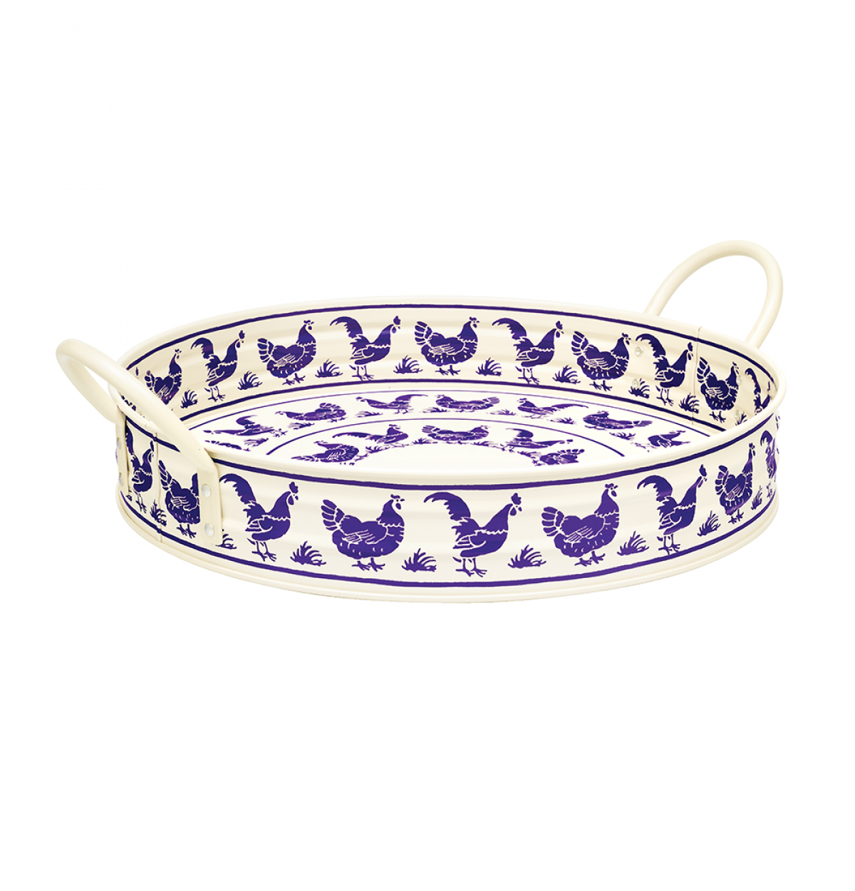 Blue Hen Large Metal Tray With Handles – Blackall News & Gifts