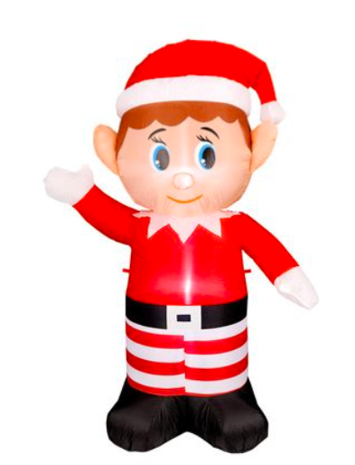 Inflatable Light Up Elf 120cm – Blackall News & Gifts